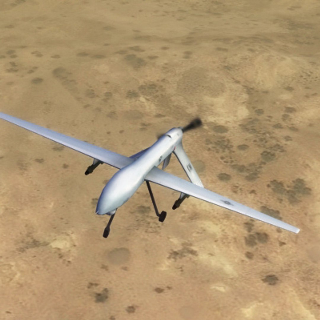 Mq-1 Predator Uav 3d Model