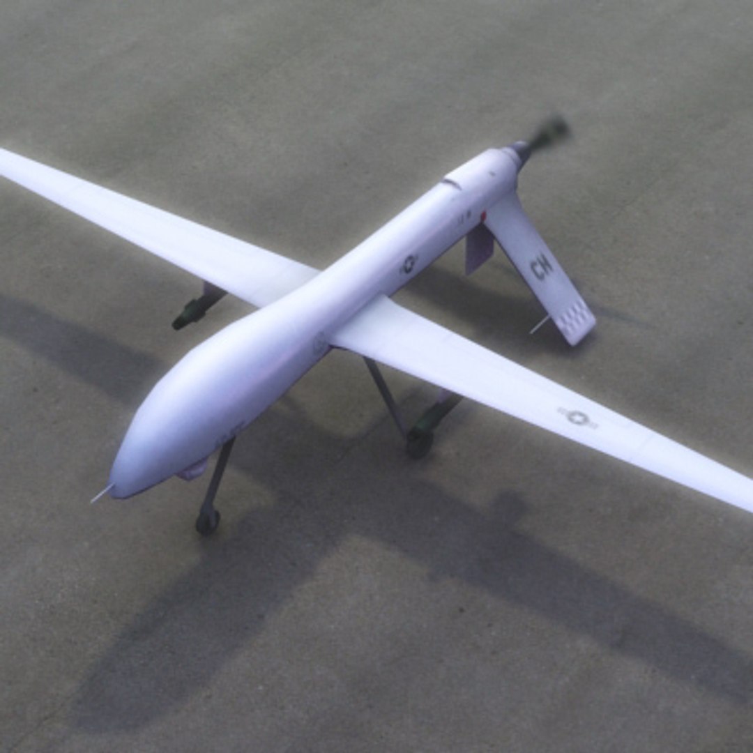 Mq-1 Predator Uav 3d Model