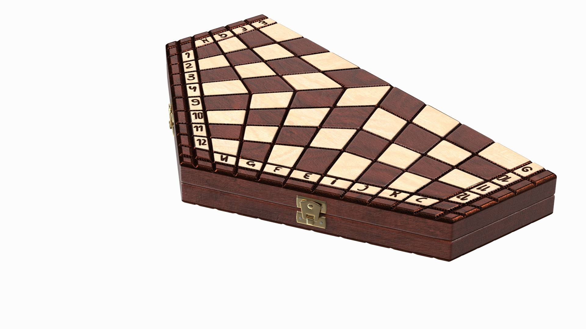 3D Chess Desk For 3 Players Closed - TurboSquid 2027208