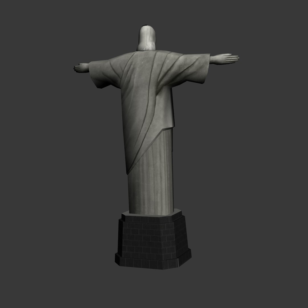 3d Jesus Statue Model