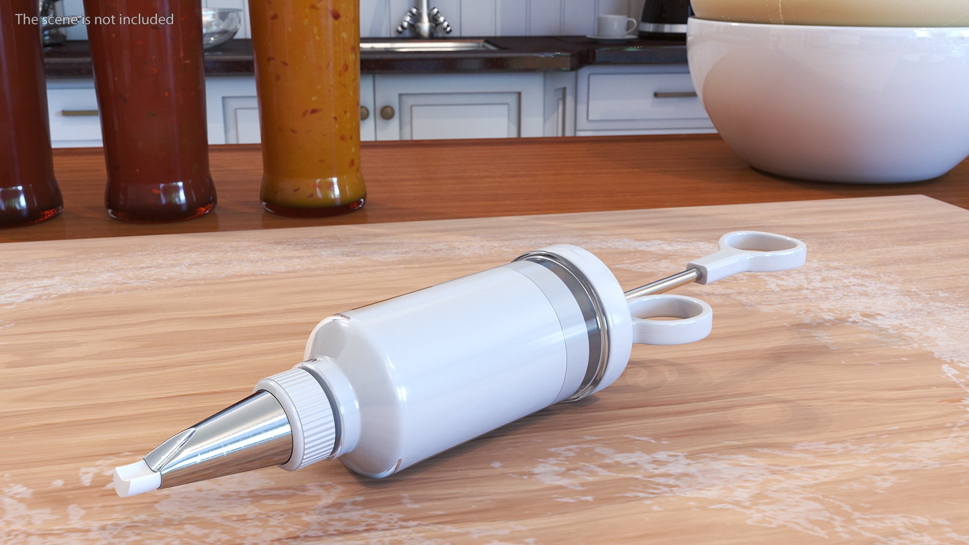 Cake Decorating Icing Syringe With Cream 3D Model - TurboSquid 1781656