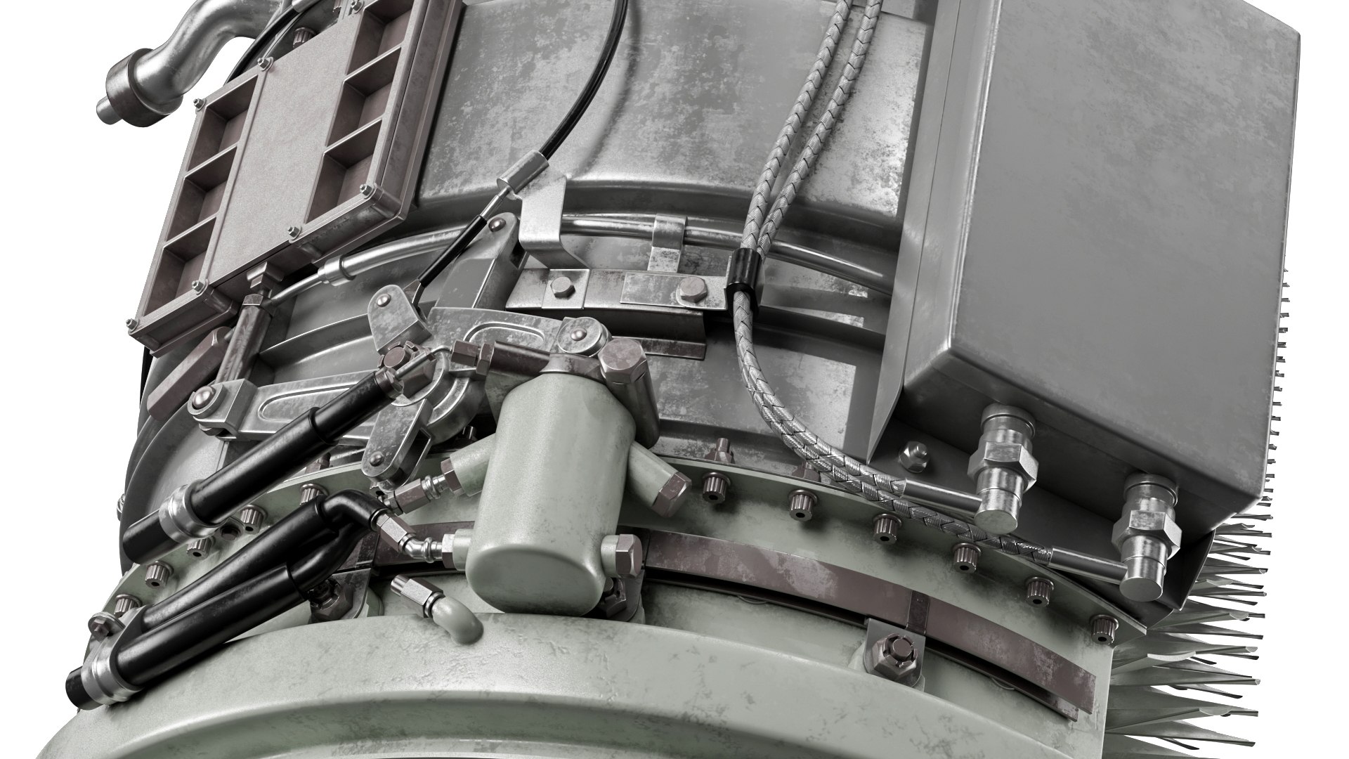 Commercial Jet Engine Cutaway 3D - TurboSquid 2350501