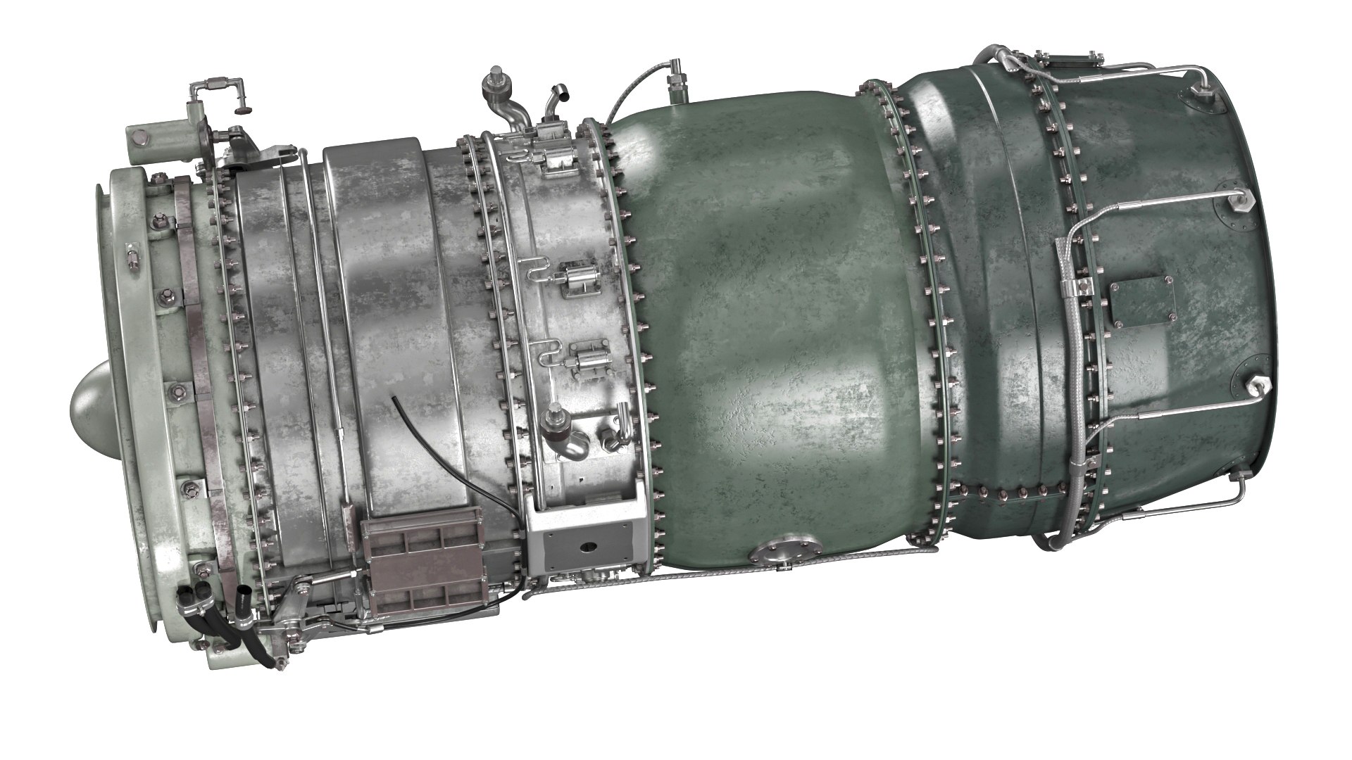 Commercial Jet Engine Cutaway 3D - TurboSquid 2350501