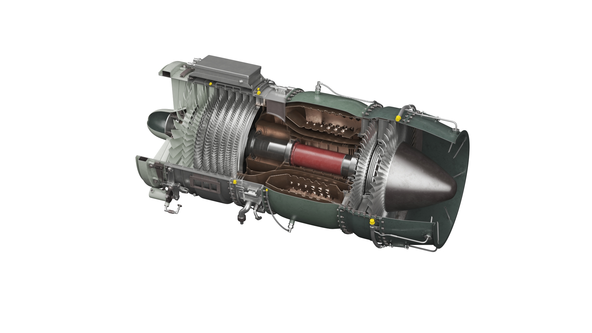 Commercial Jet Engine Cutaway 3D - TurboSquid 2350501