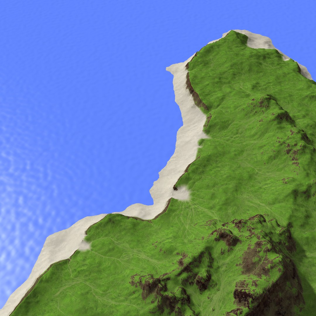 Landscape Island 3d Model