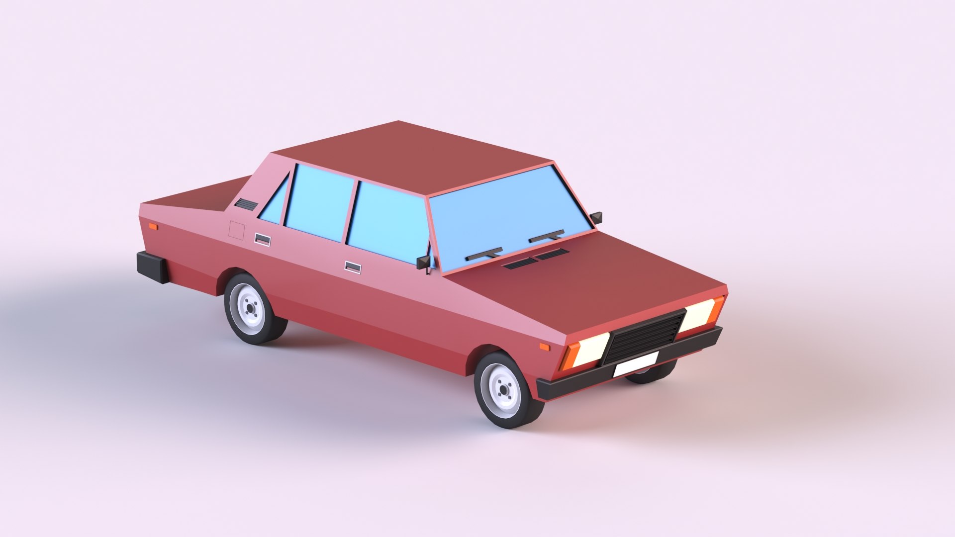 Retro car v2 3D - TurboSquid 1808422