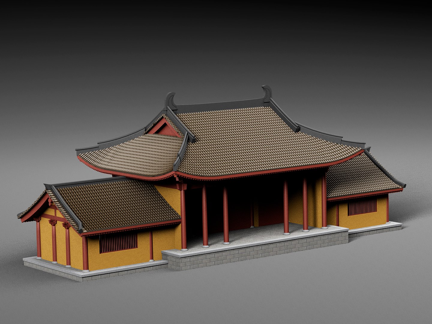 Gates Temple 3D - TurboSquid 1260497