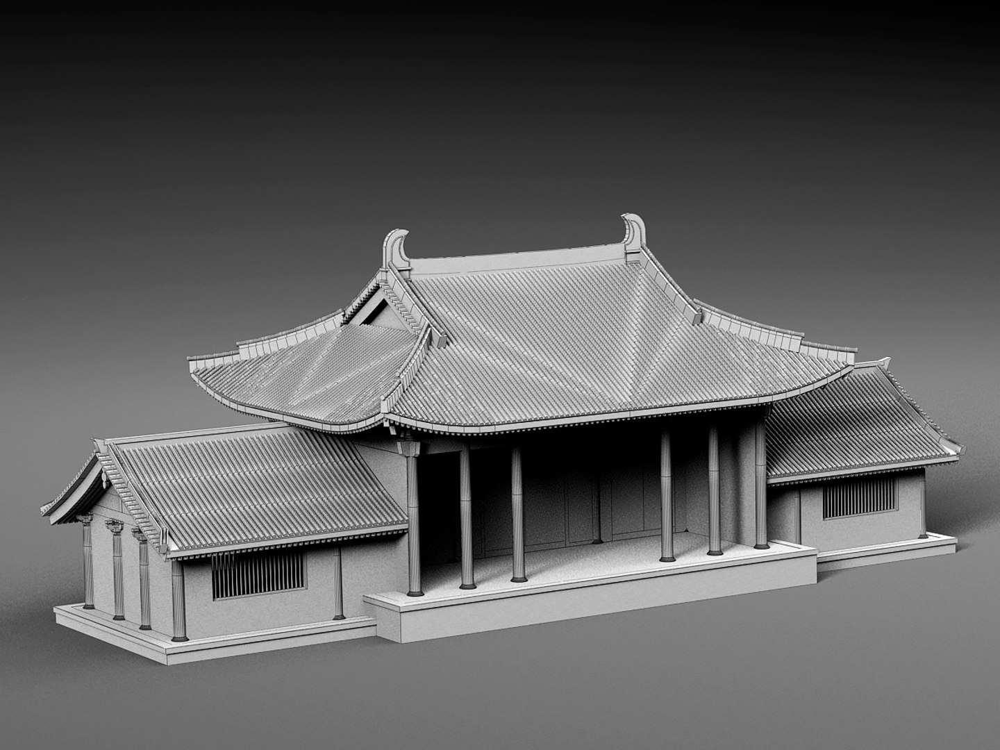 Gates Temple 3D - TurboSquid 1260497