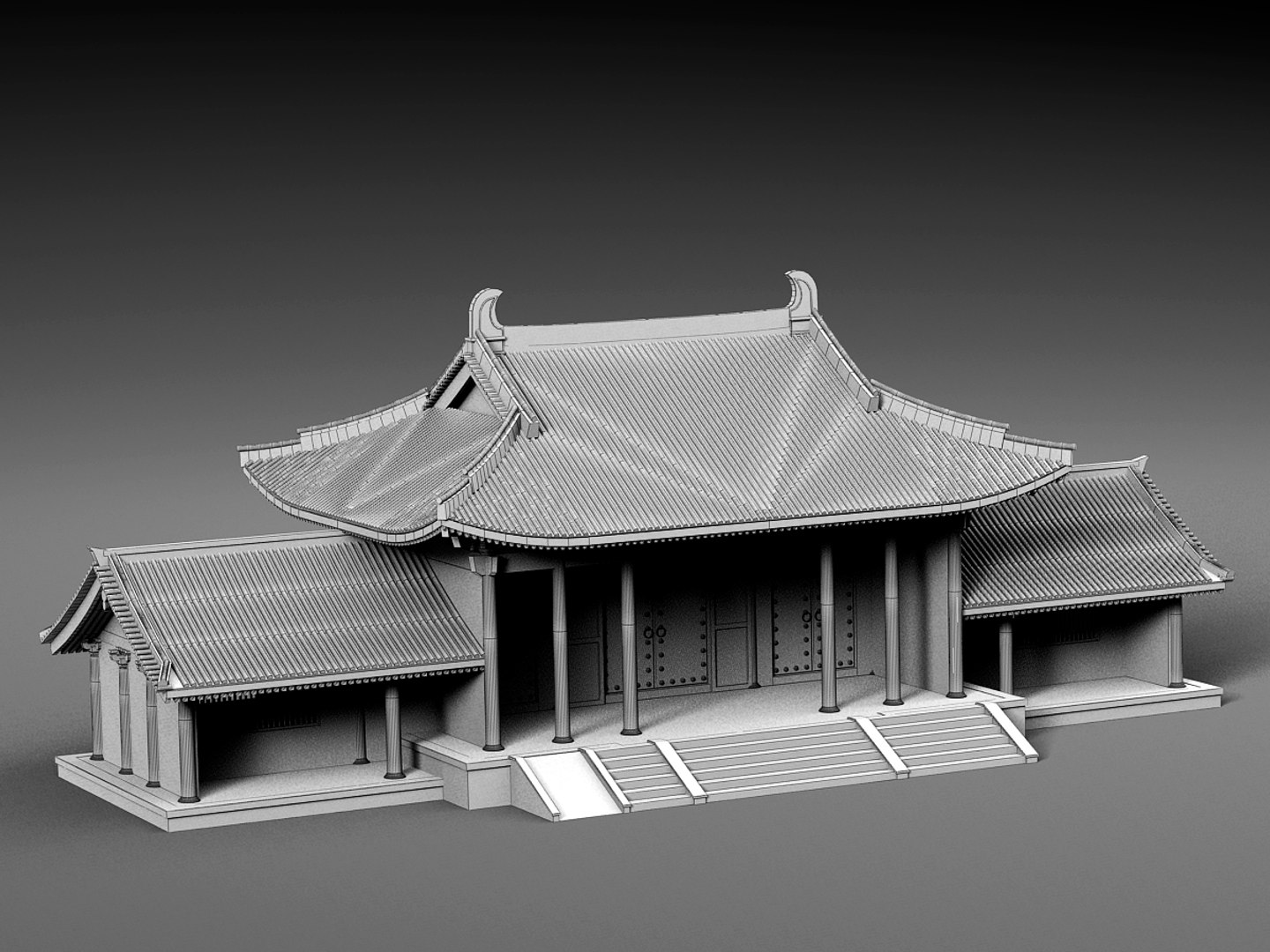 Gates Temple 3D - TurboSquid 1260497