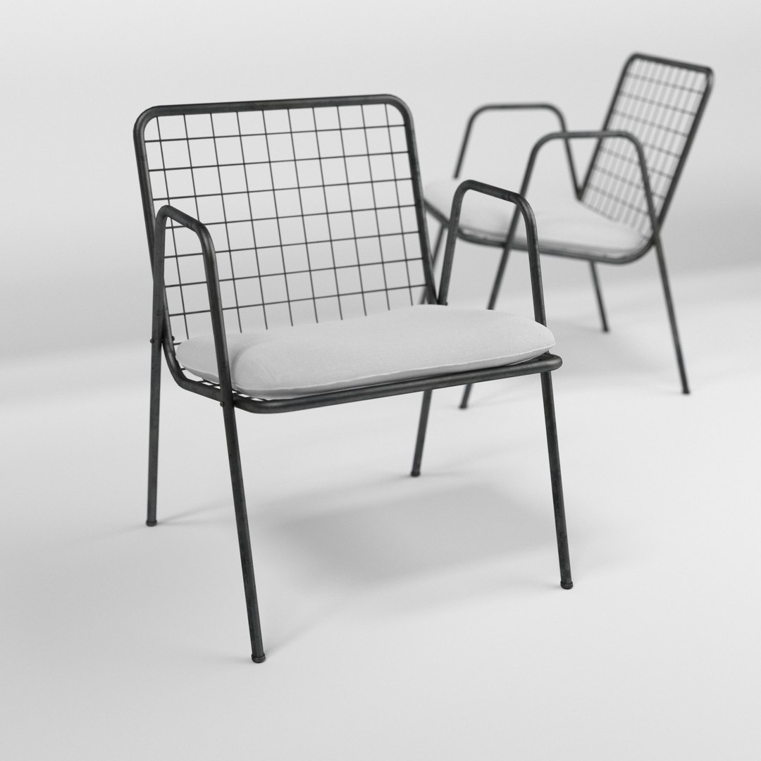 3D String Stool Model - TurboSquid 1237273