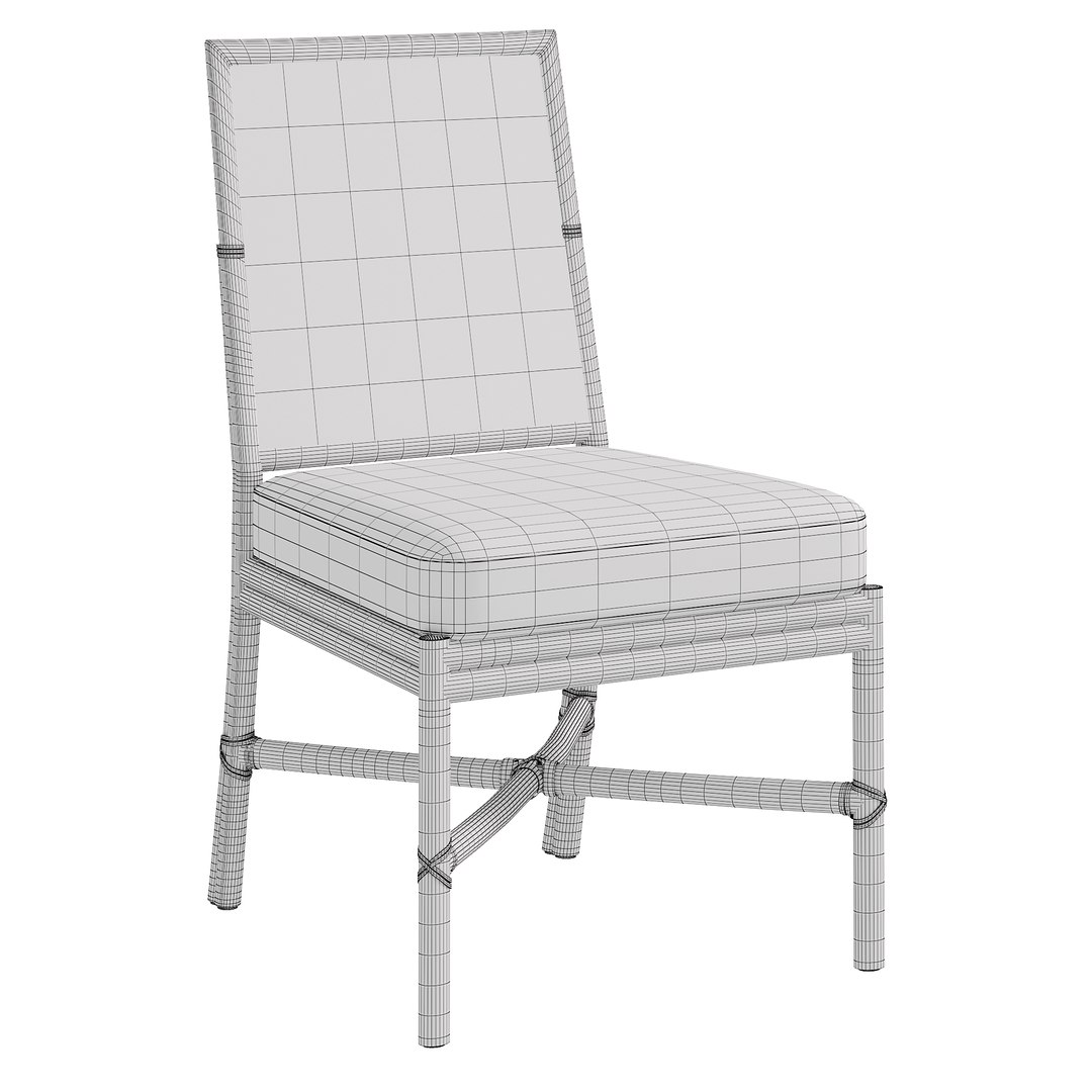 3D SQUARE BACK CANED SIDE CHAIR by Bakerfurniture - TurboSquid 1947466