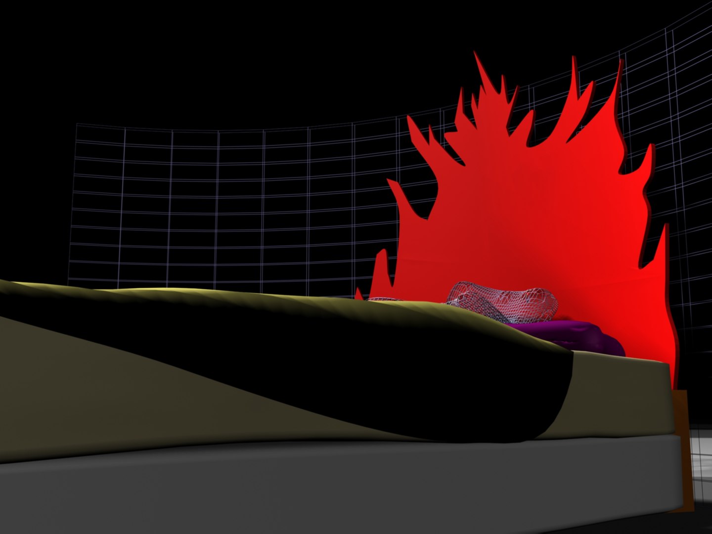 3ds Flame Bed