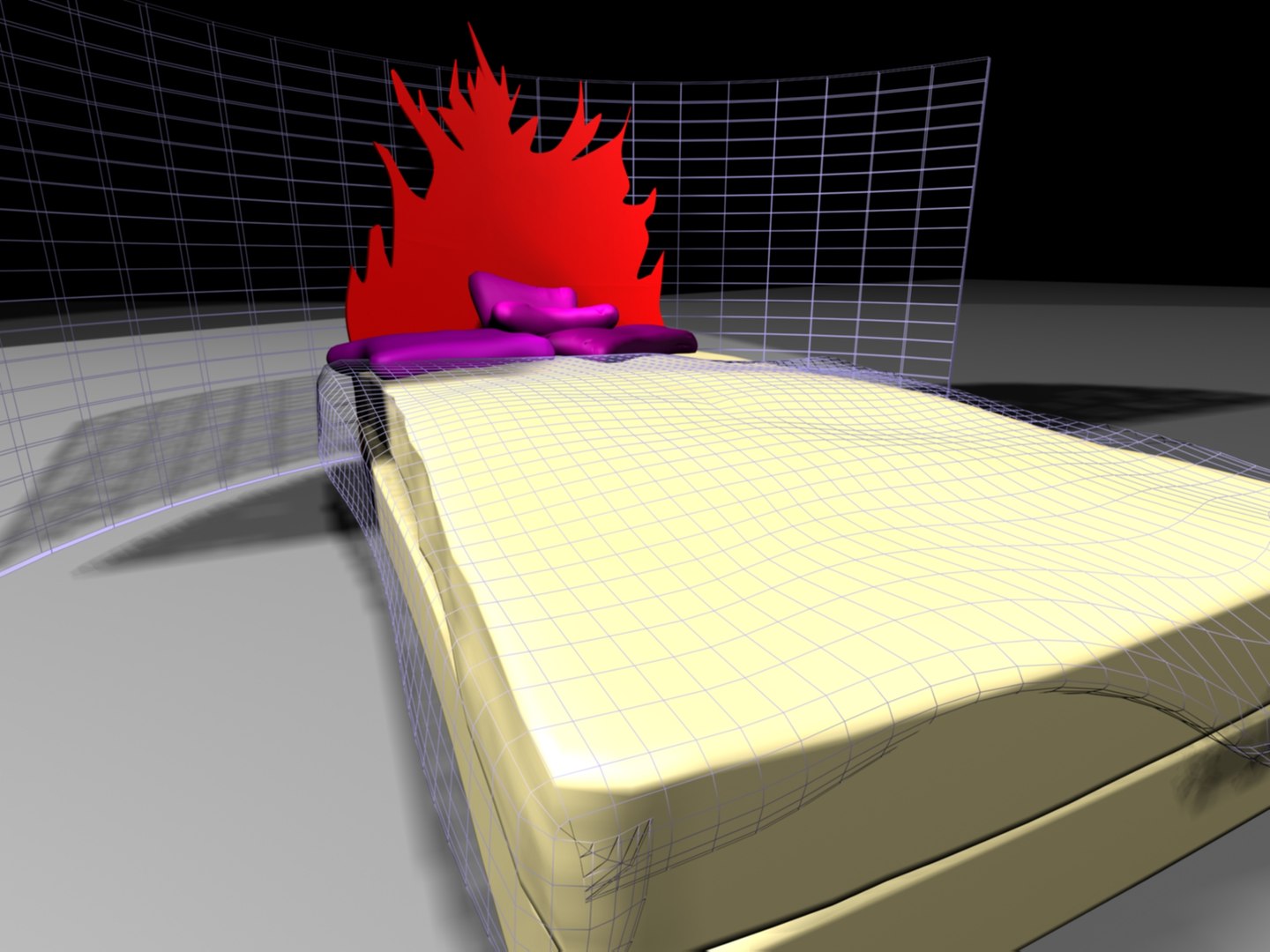 3ds Flame Bed
