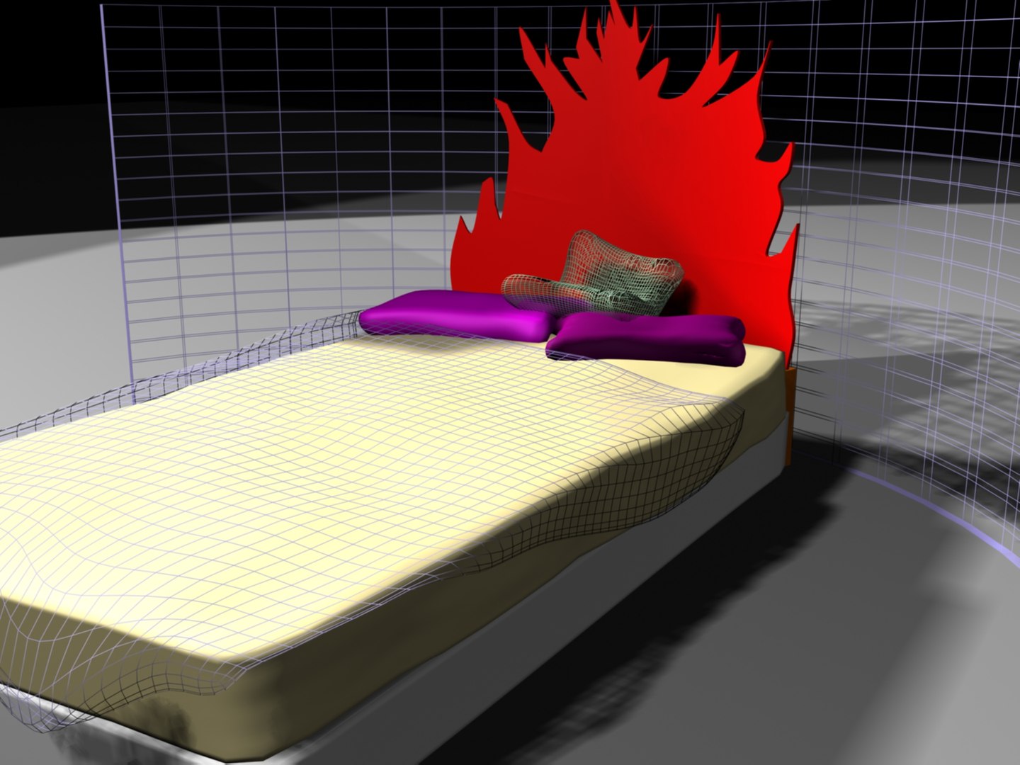 3ds Flame Bed