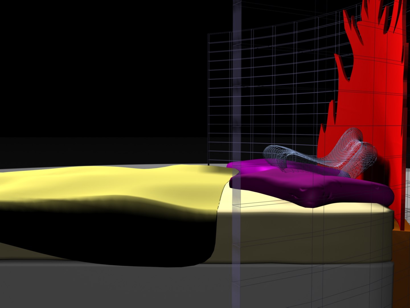 3ds Flame Bed