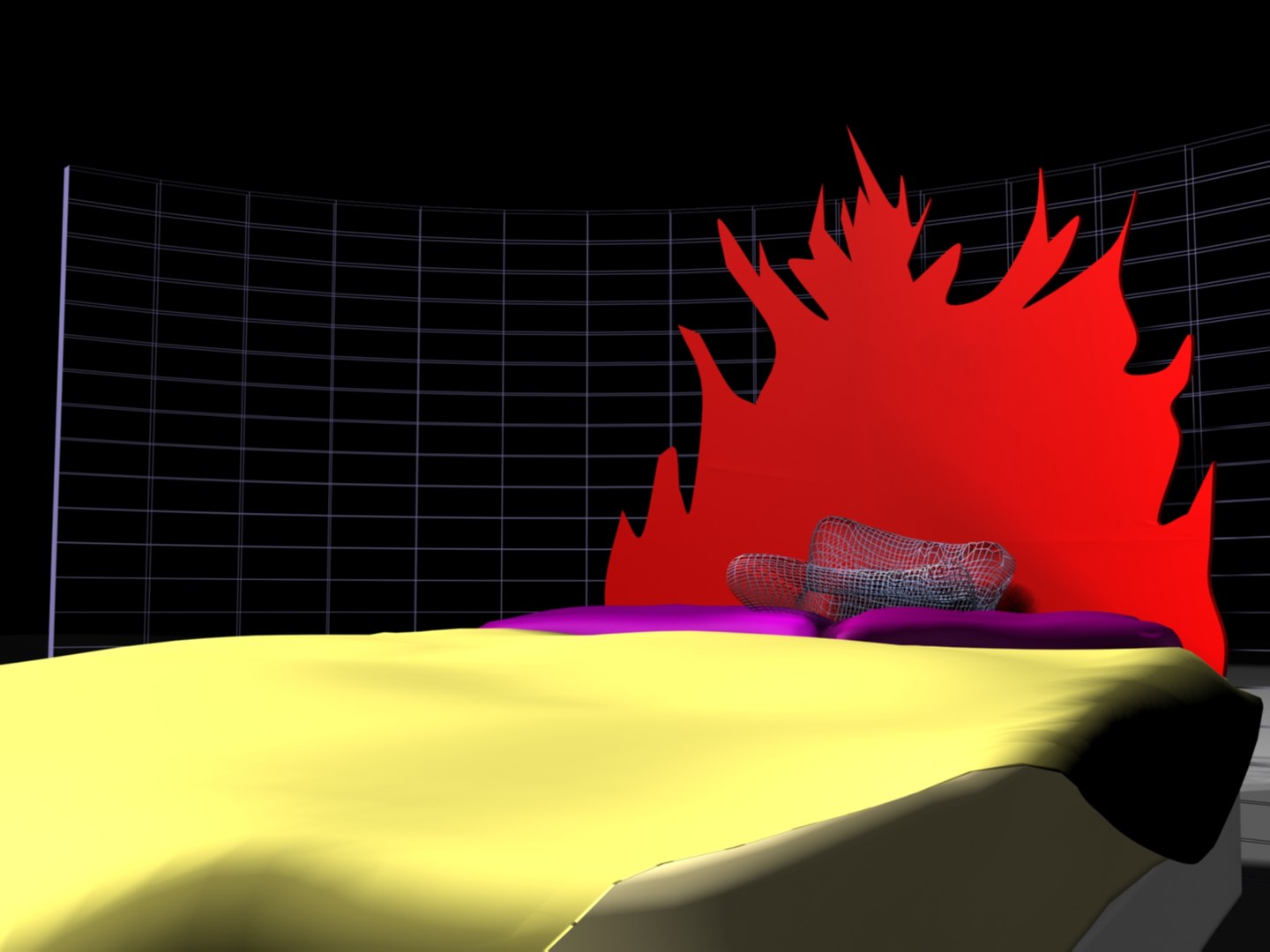 3ds Flame Bed