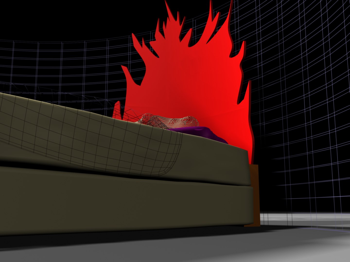 3ds Flame Bed