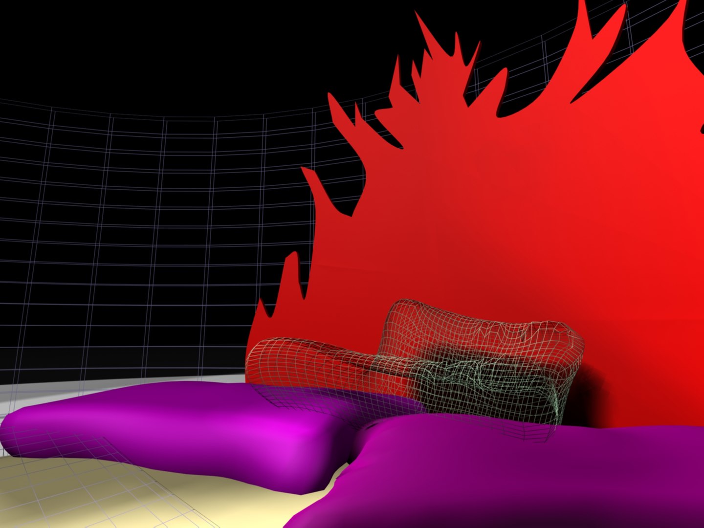 3ds Flame Bed