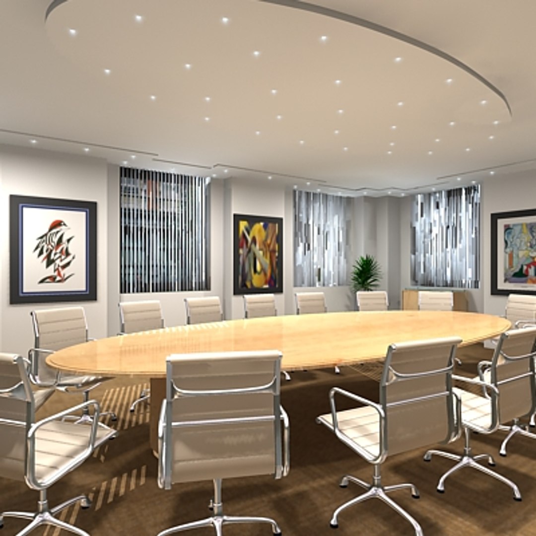 Conference Room 3d Model