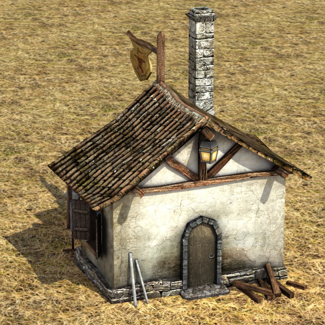 3d Max Low-poly Blacksmith