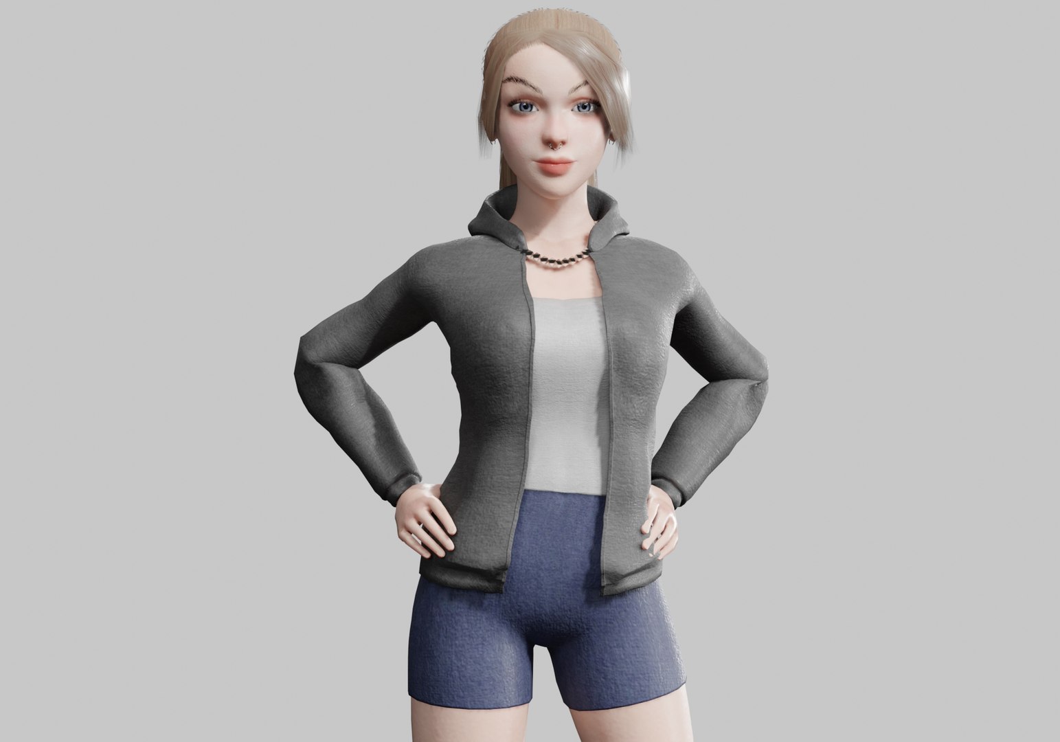 Pretty Cool Woman V26434 3D Model - TurboSquid 2280614