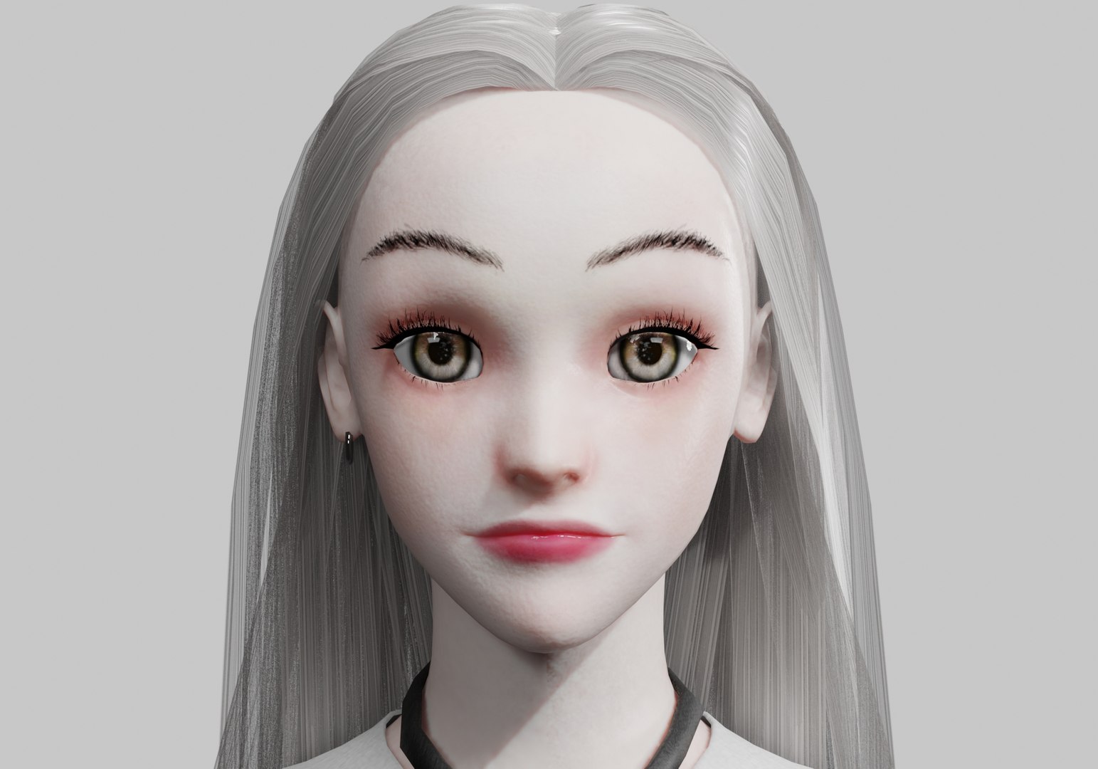 3D Pretty Cartoon Woman V33635 - TurboSquid 2278037