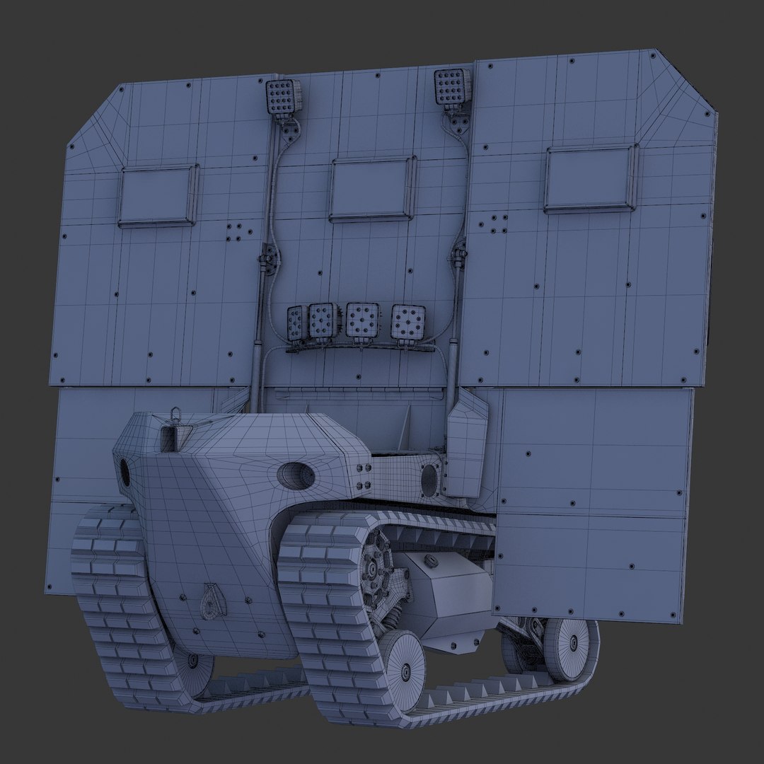 Robotic Ballistic Shield Rbs1 3d Max