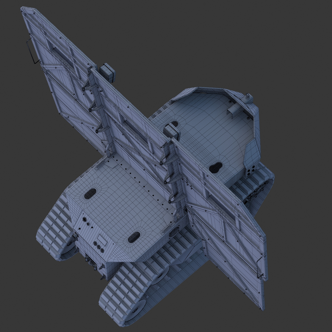 robotic ballistic shield rbs1 3d max