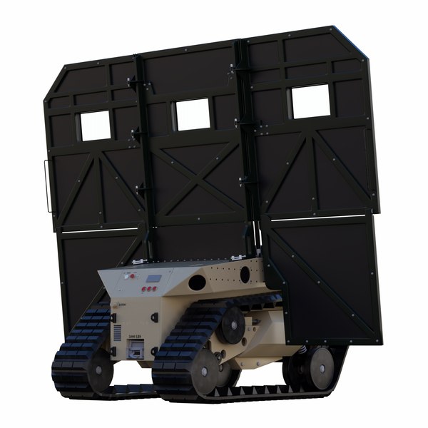 robotic ballistic shield rbs1 3d max