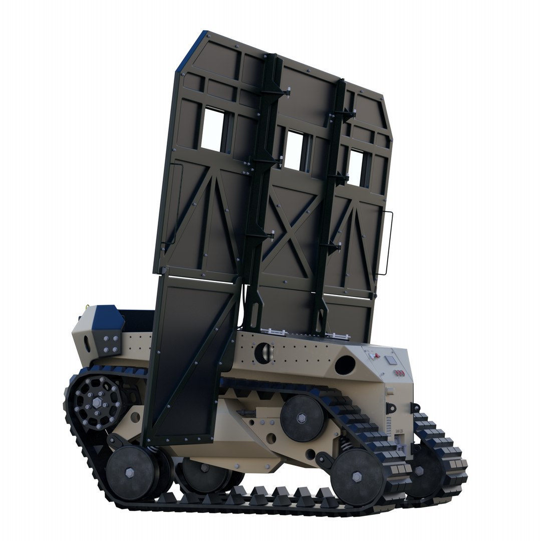 Robotic Ballistic Shield Rbs1 3d Max