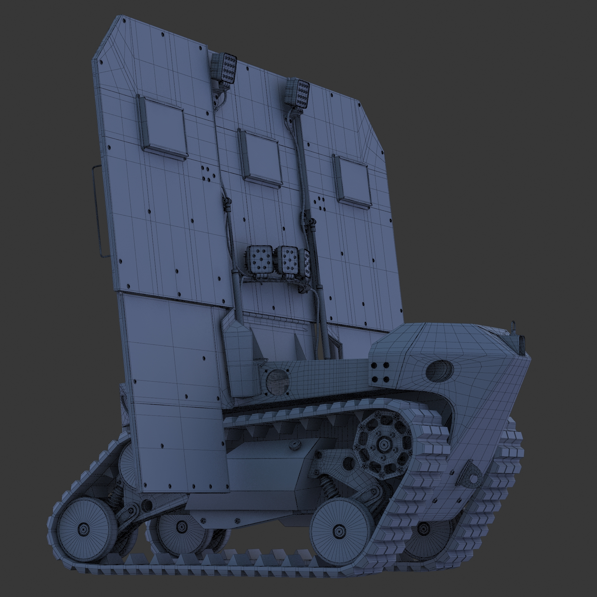 robotic ballistic shield rbs1 3d max