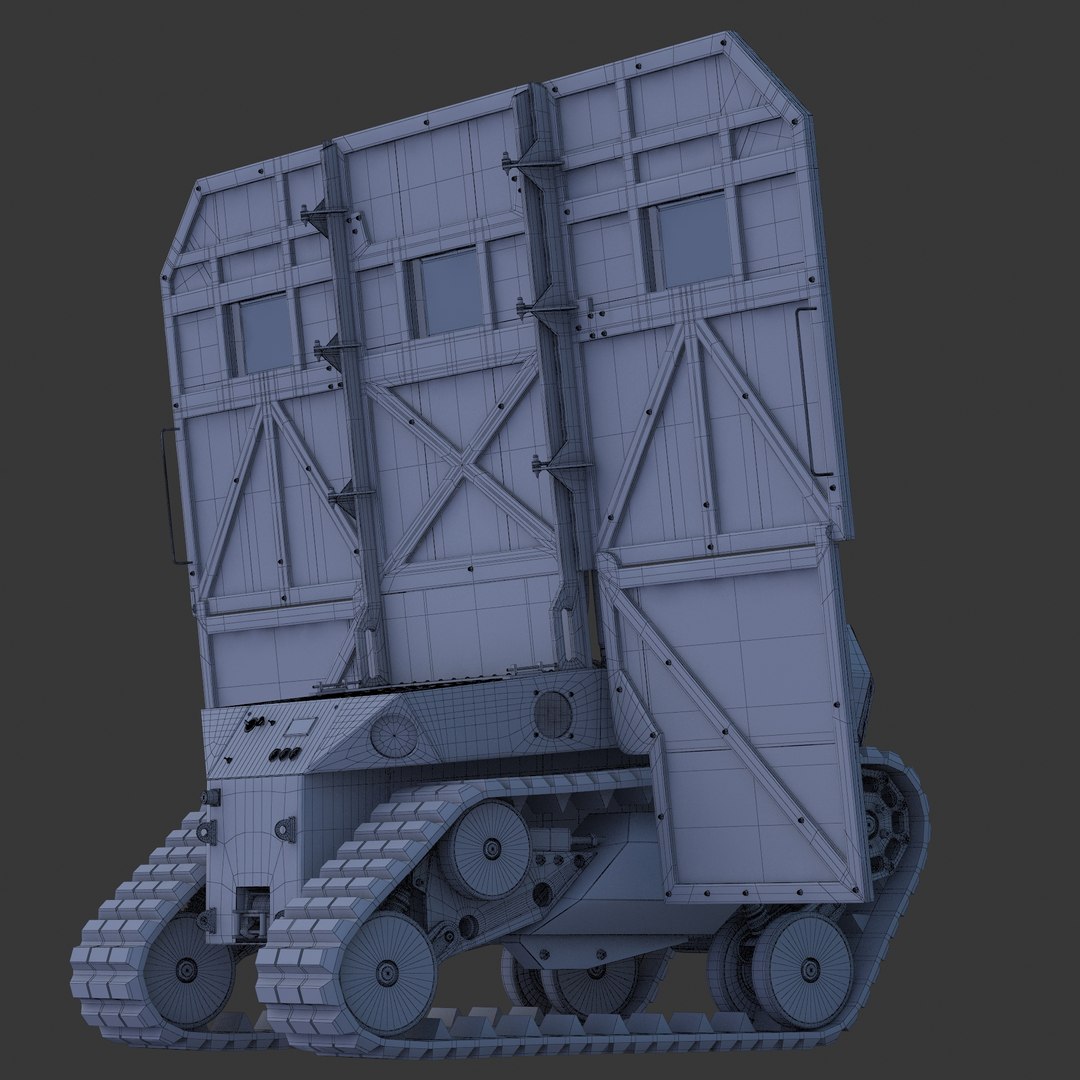 Robotic Ballistic Shield Rbs1 3d Max