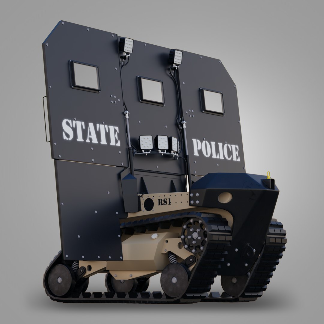 Robotic Ballistic Shield Rbs1 3d Max