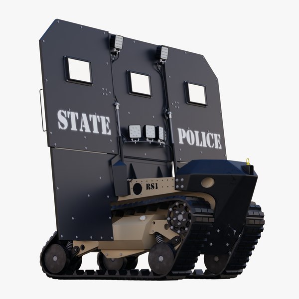 robotic ballistic shield rbs1 3d max
