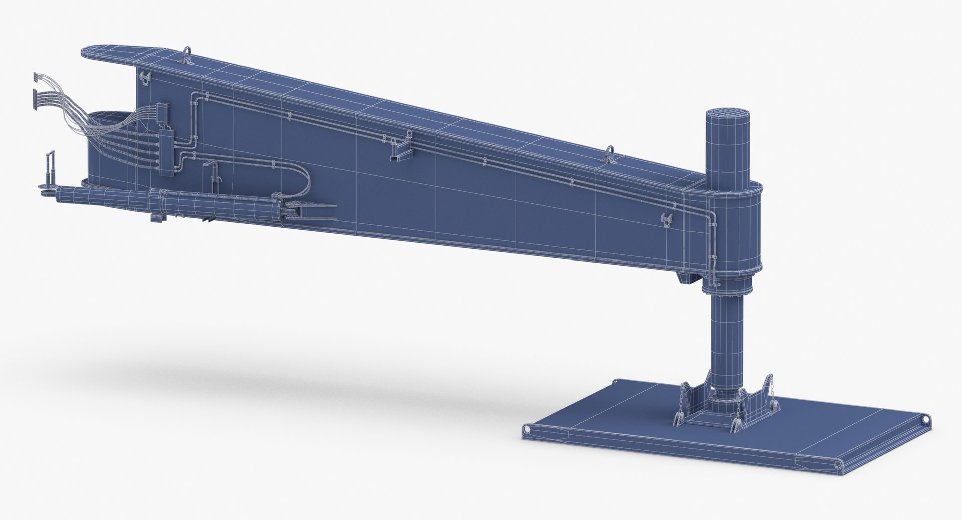 3D Crane Outrigger Large 01 Model - TurboSquid 1679939