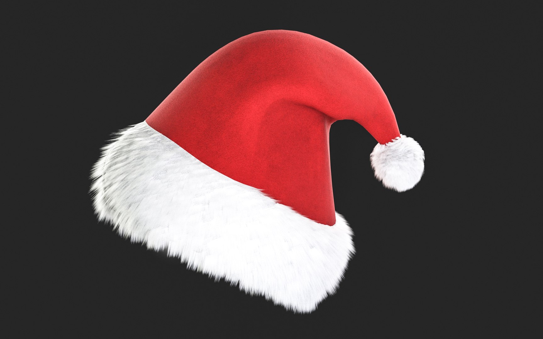 3D Santa Hat Game Ready Real Time - TurboSquid 1845928