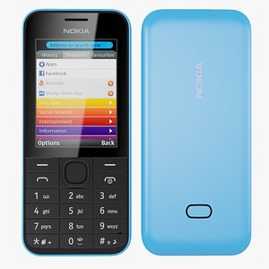 Nokia 207 3D Models for Download | TurboSquid