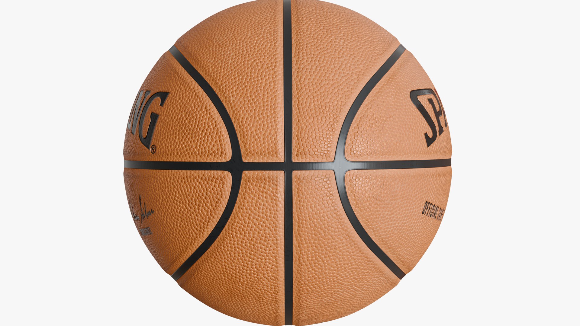 3D Realistic Basketball Spalding Official 4K Model - TurboSquid 2251680
