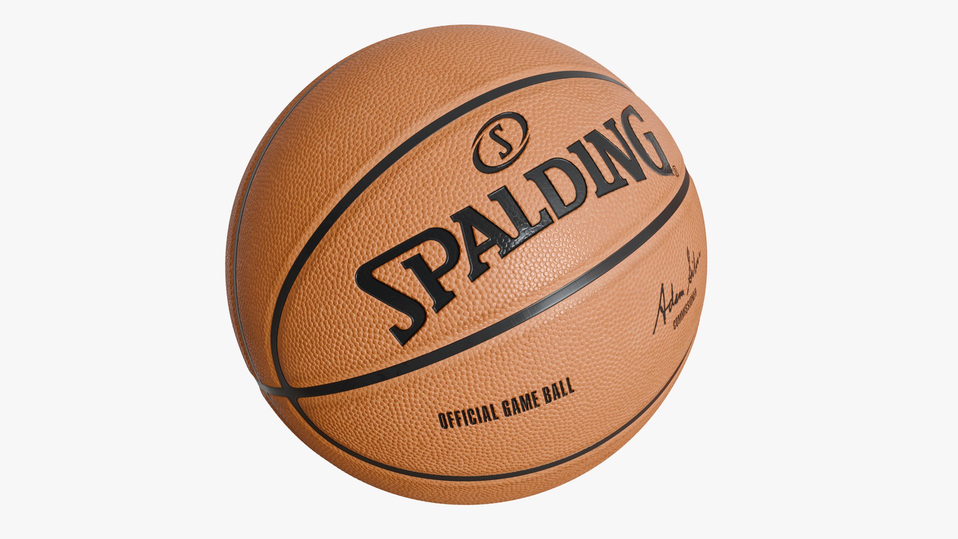 3D Realistic Basketball Spalding Official 4K Model - TurboSquid 2251680