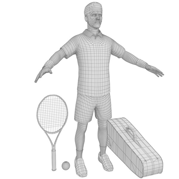 Novak djokovic racket model - TurboSquid 1338178