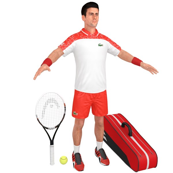tennis player 3d model