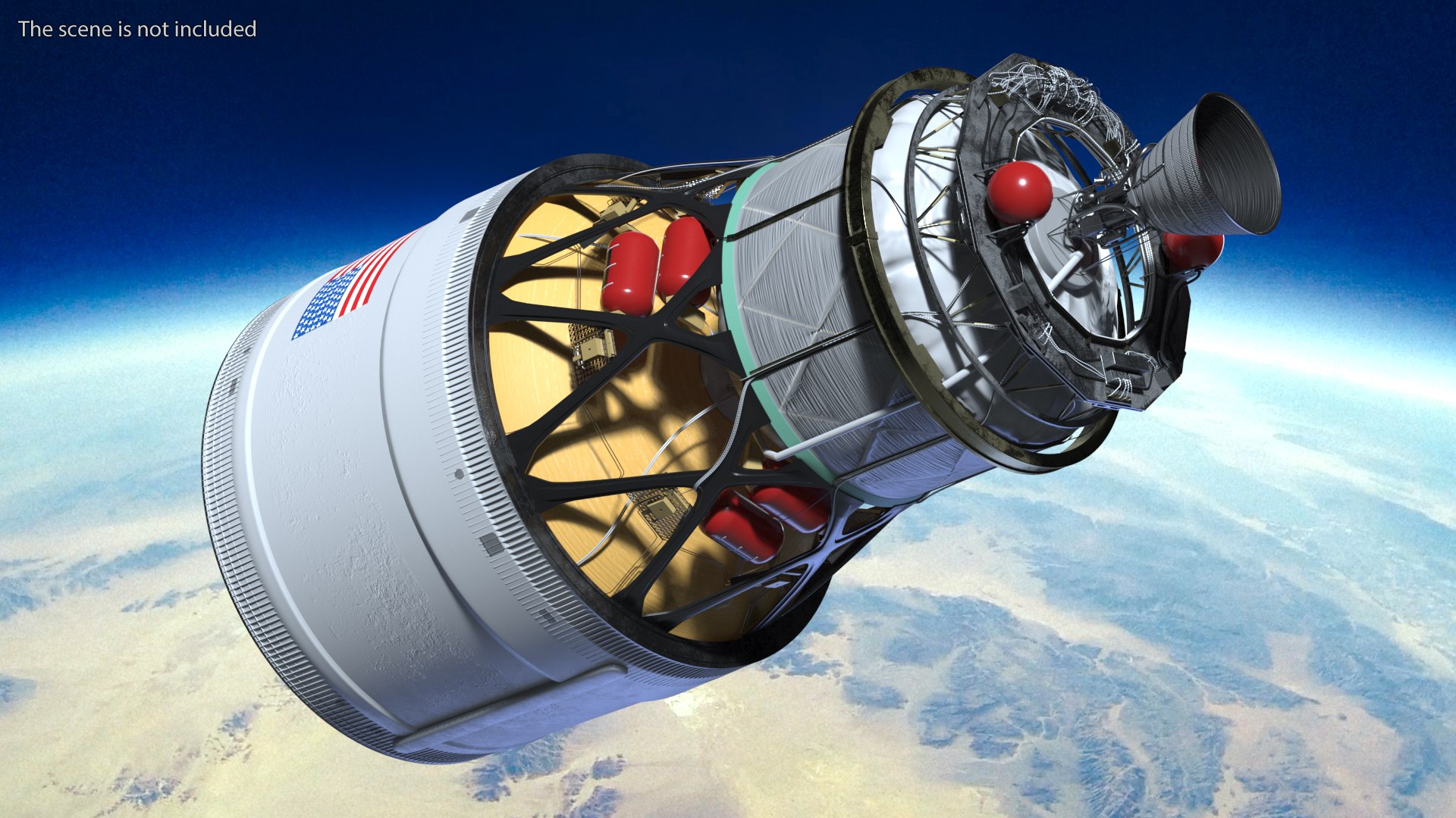 NASA Interim Cryogenic Propulsion Stage 3D - TurboSquid 2052648