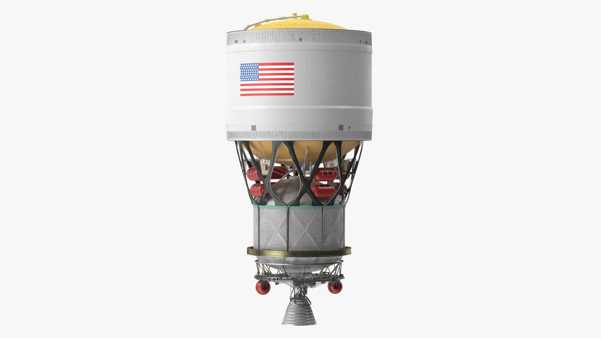 NASA Interim Cryogenic Propulsion Stage 3D - TurboSquid 2052648