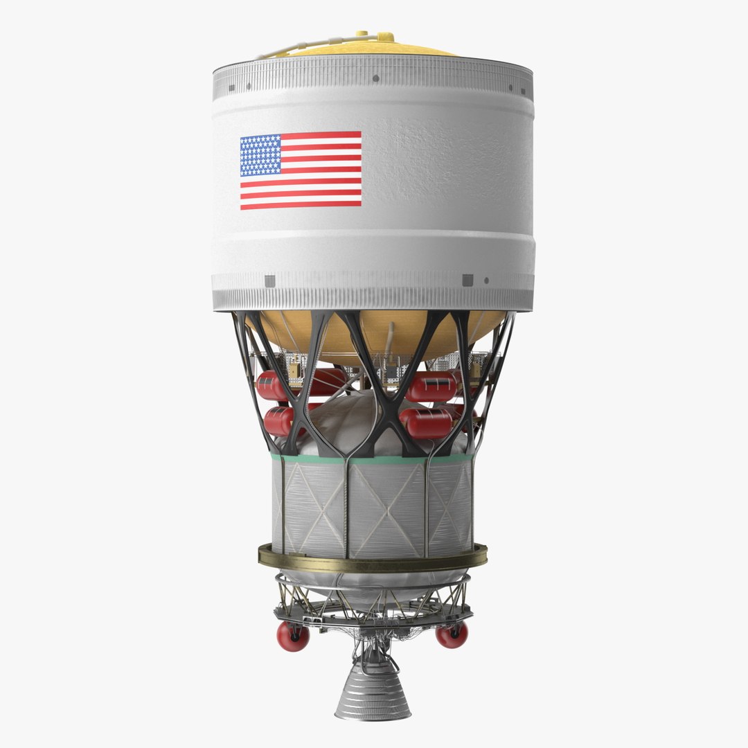NASA Interim Cryogenic Propulsion Stage 3D - TurboSquid 2052648