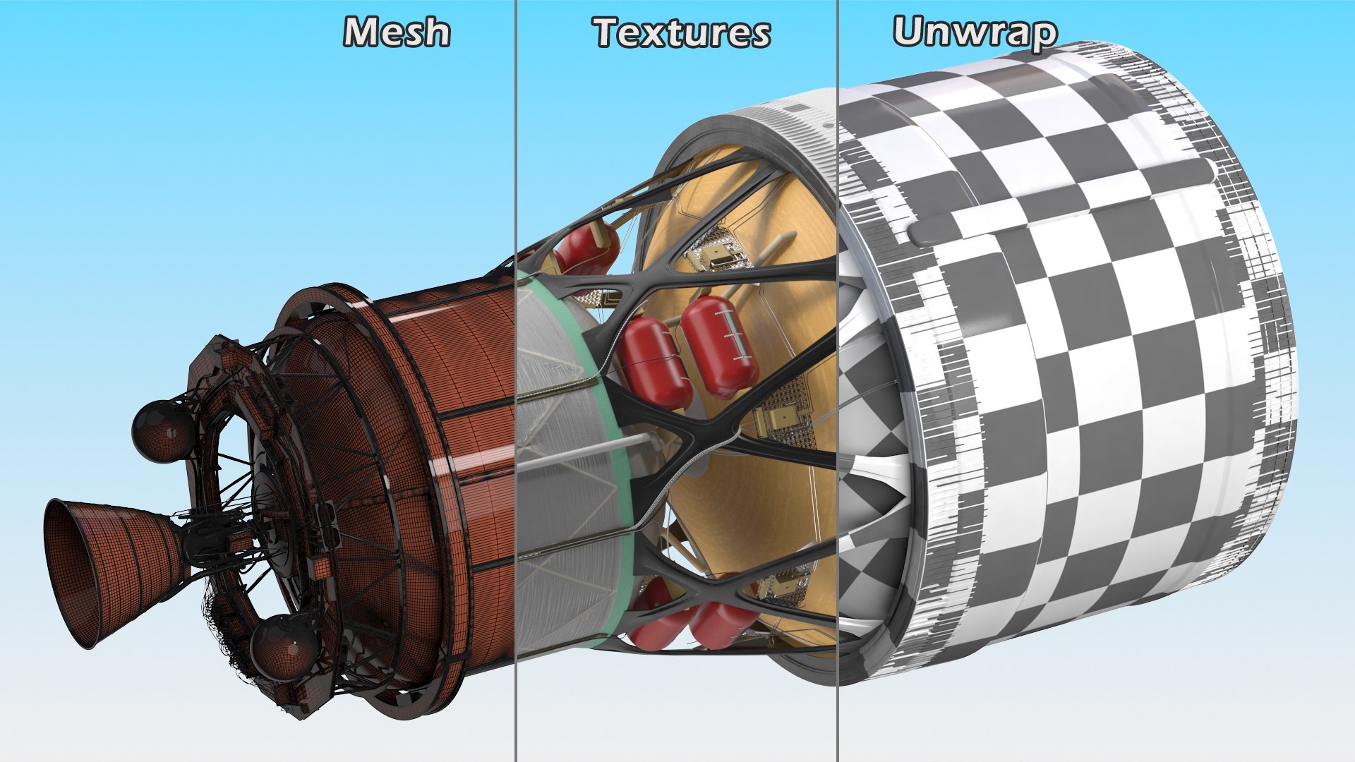 NASA Interim Cryogenic Propulsion Stage 3D - TurboSquid 2052648
