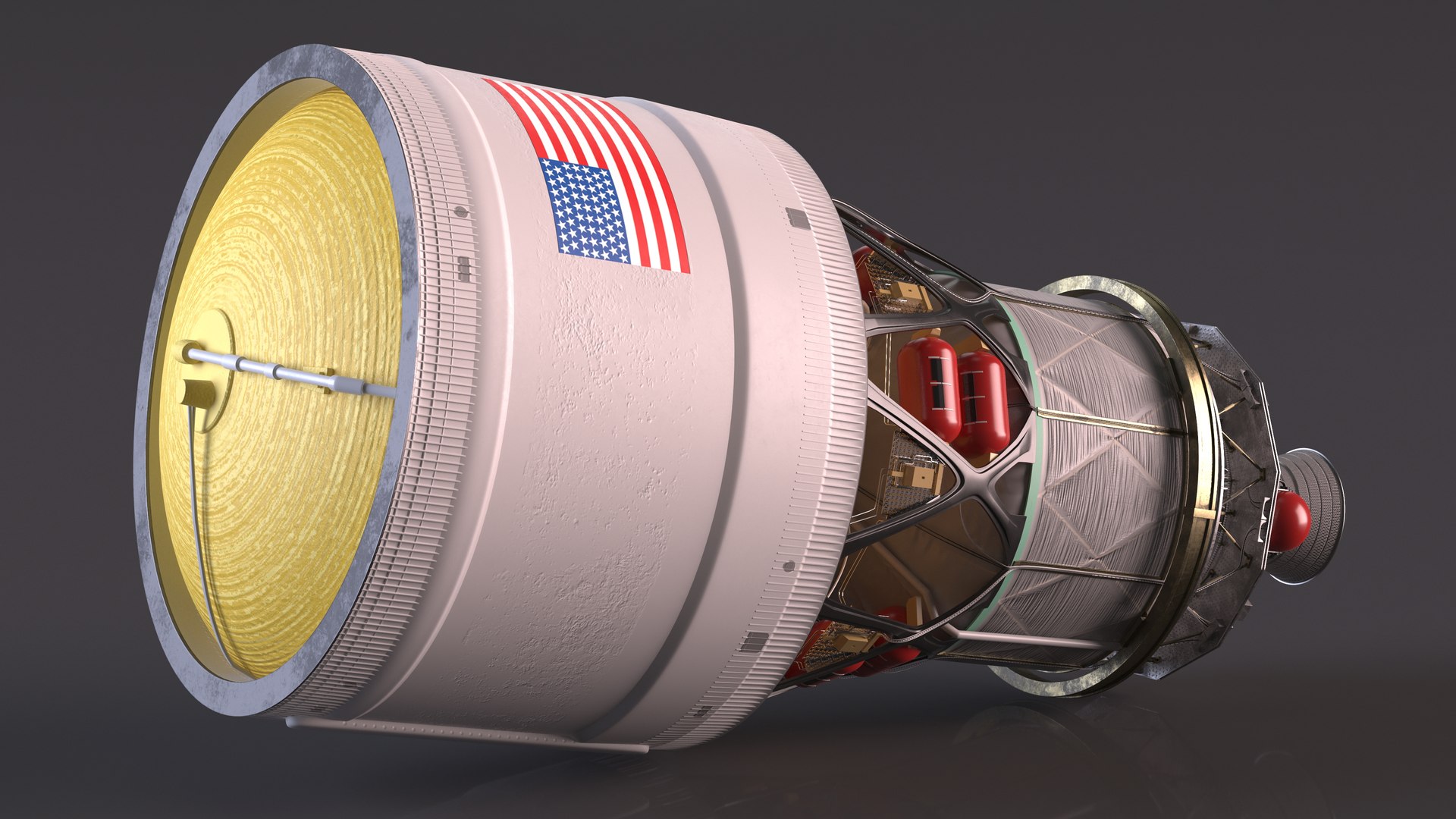 NASA Interim Cryogenic Propulsion Stage 3D - TurboSquid 2052648