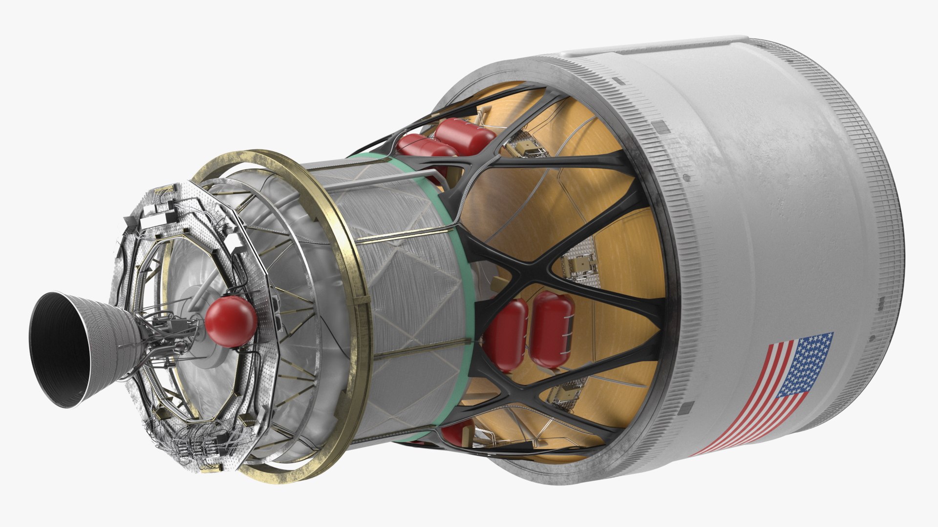 NASA Interim Cryogenic Propulsion Stage 3D - TurboSquid 2052648