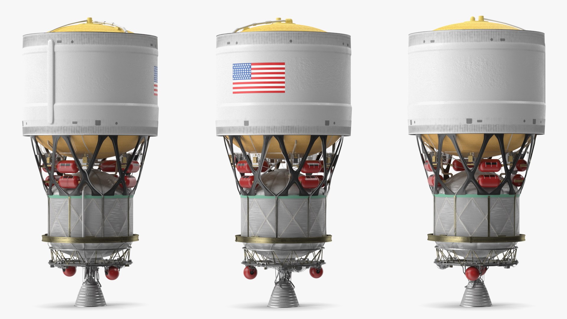 NASA Interim Cryogenic Propulsion Stage 3D - TurboSquid 2052648