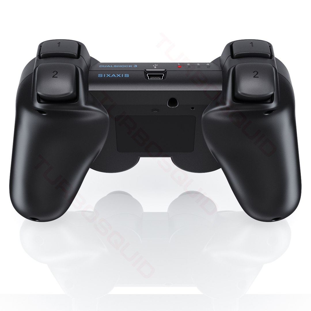 3d Sony Ps3 Dualshock Controller Model