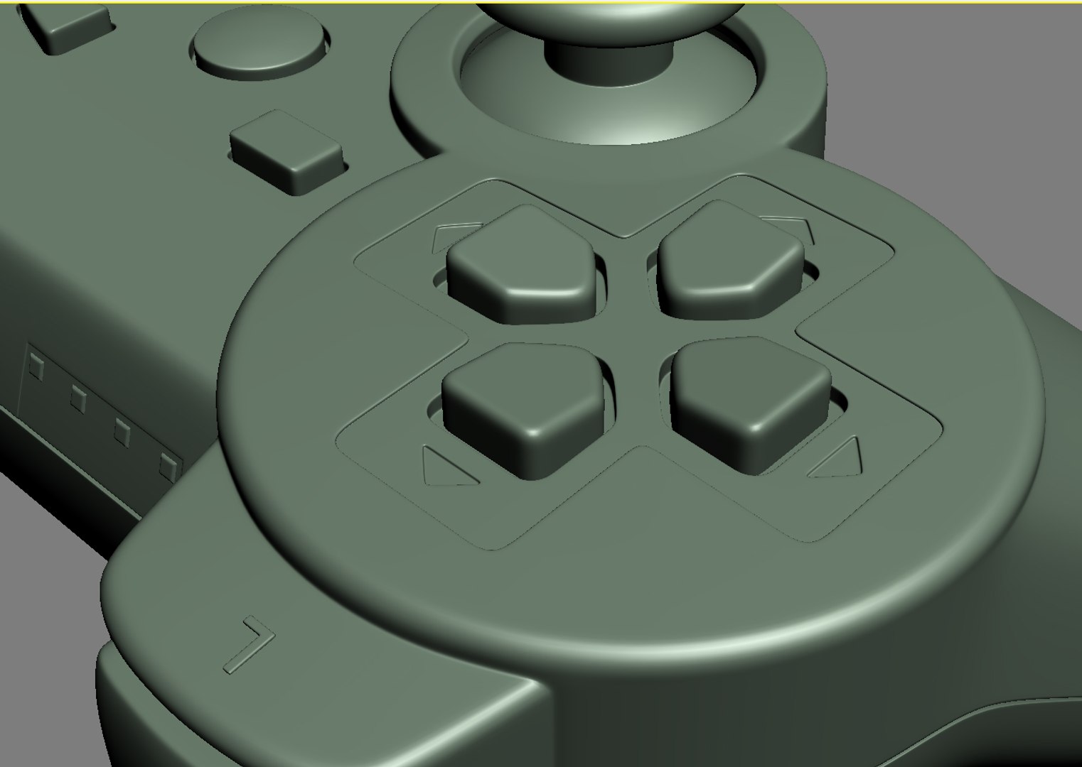 3d sony ps3 dualshock controller model